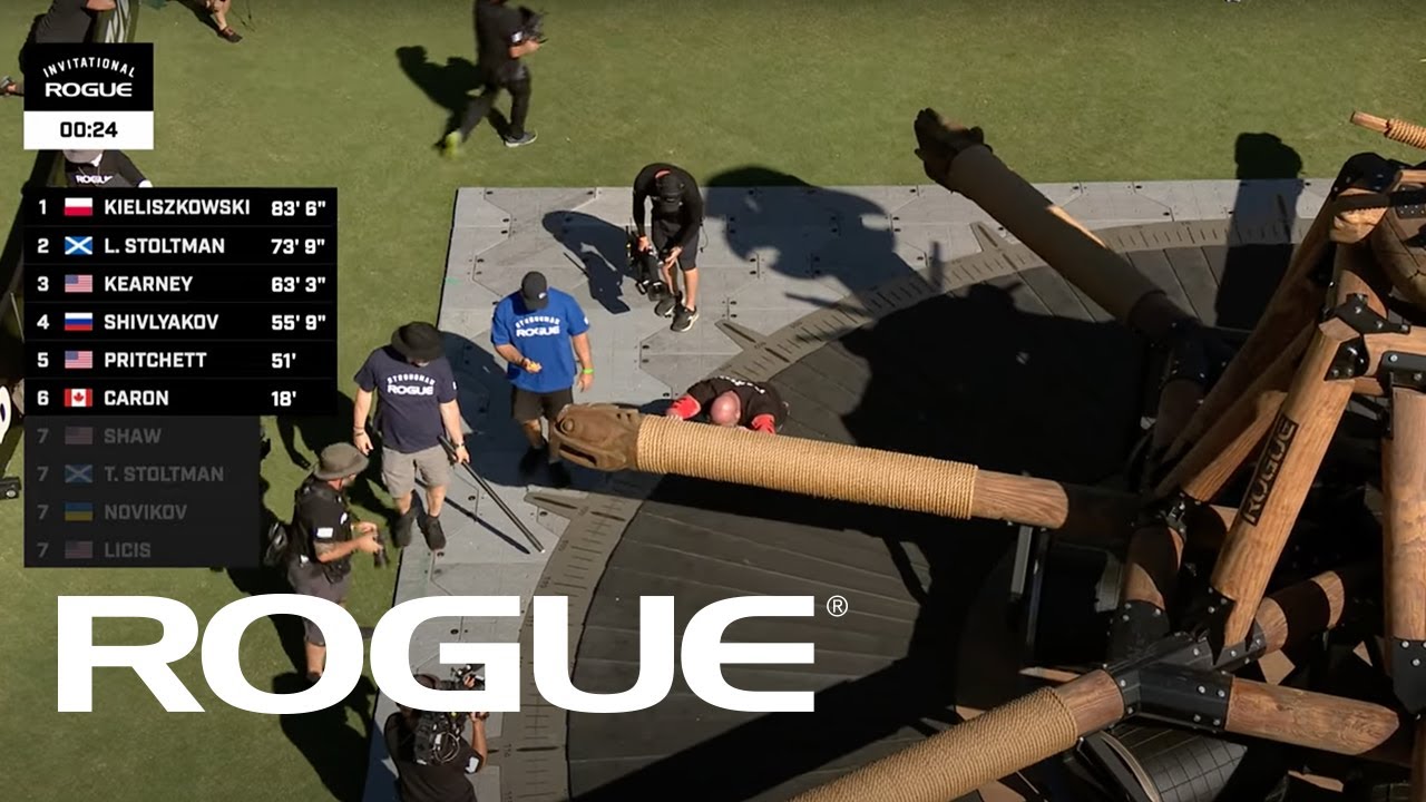 2021 Rogue Invitational - Strongman Event 3 - Wheel of Pain